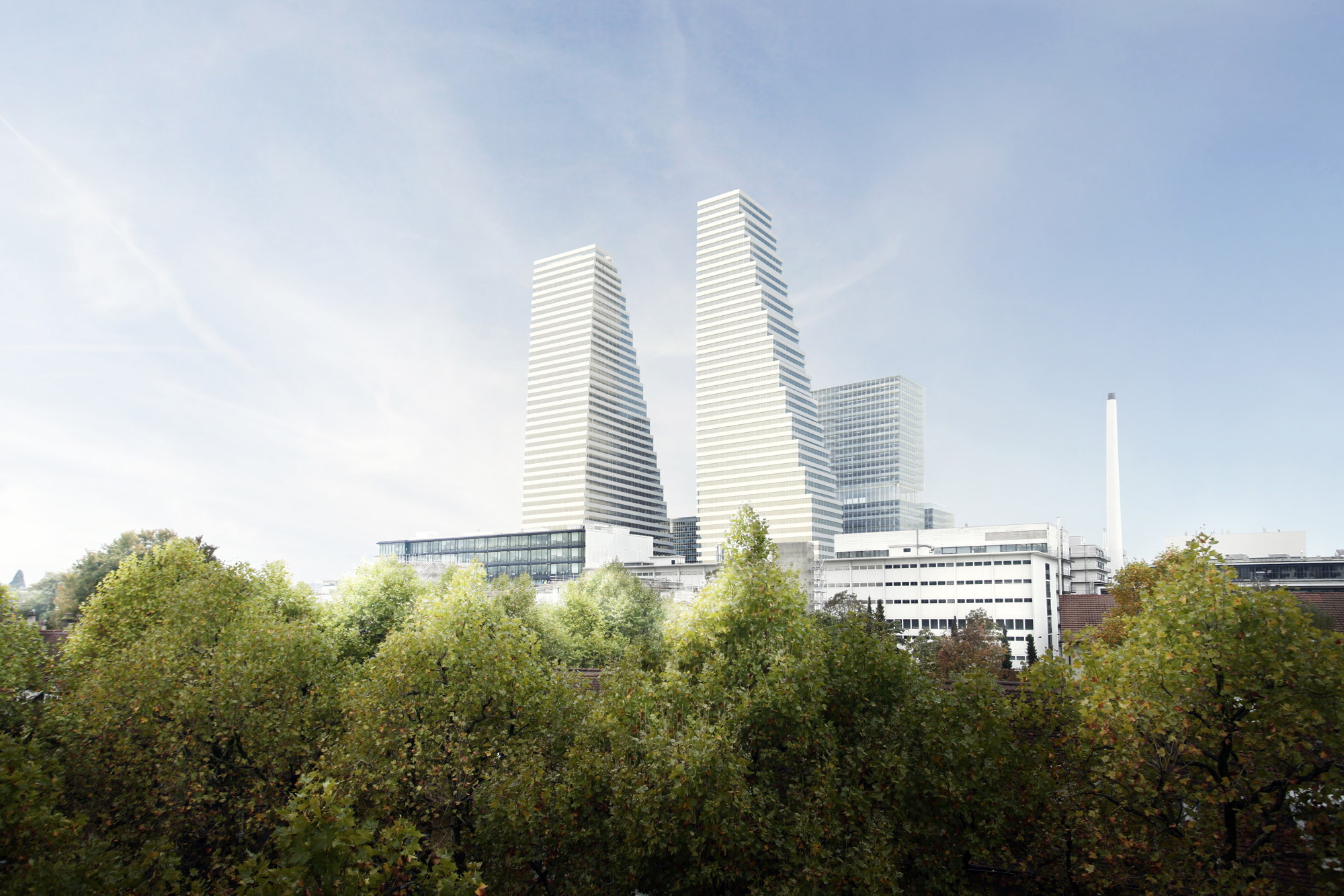 Zweiter Roche-Turm in Basel / HdM planen großen Bruder - Architektur ...