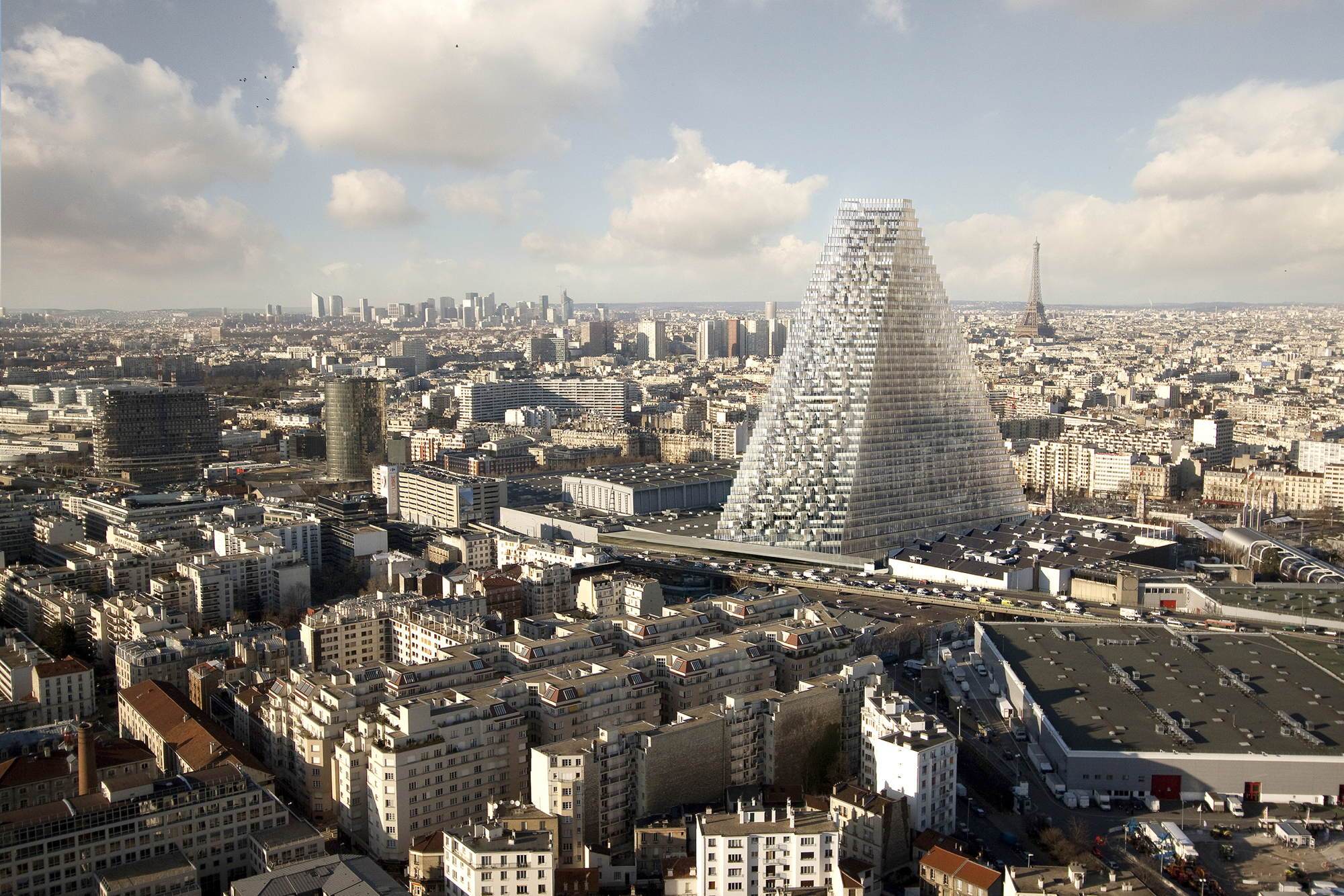 Herzog & de Meurons Triangle genehmigt / Himmel über Paris ...
