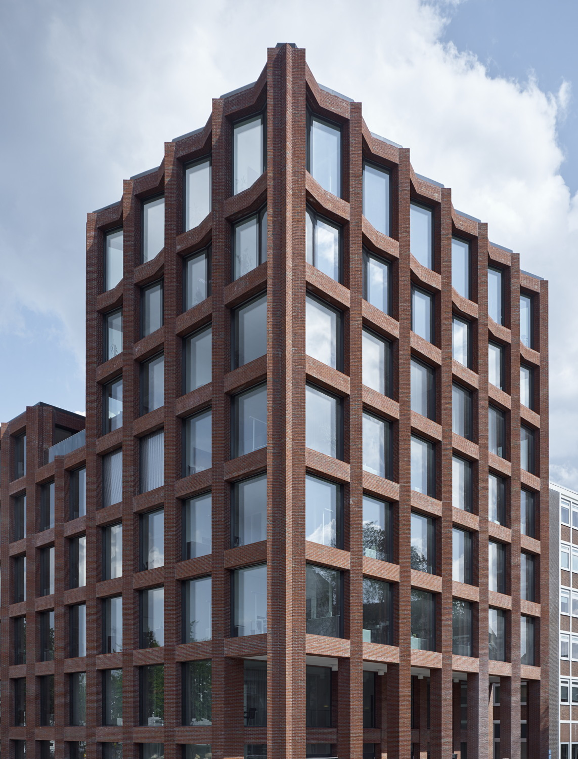 Bürogebäude von Max Dudler / Lübecker Backsteingitter - Architektur und ...